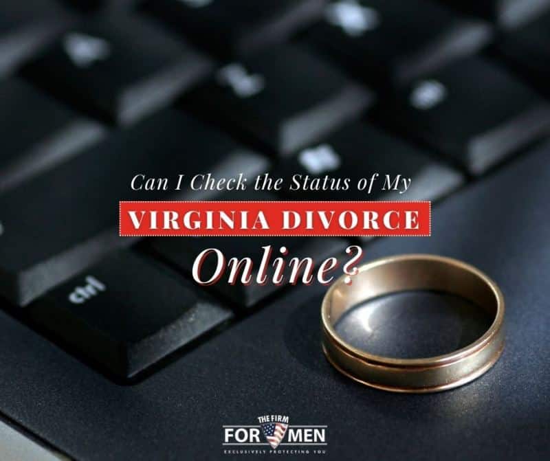 Can I Check the Status of My Virginia Divorce Online?